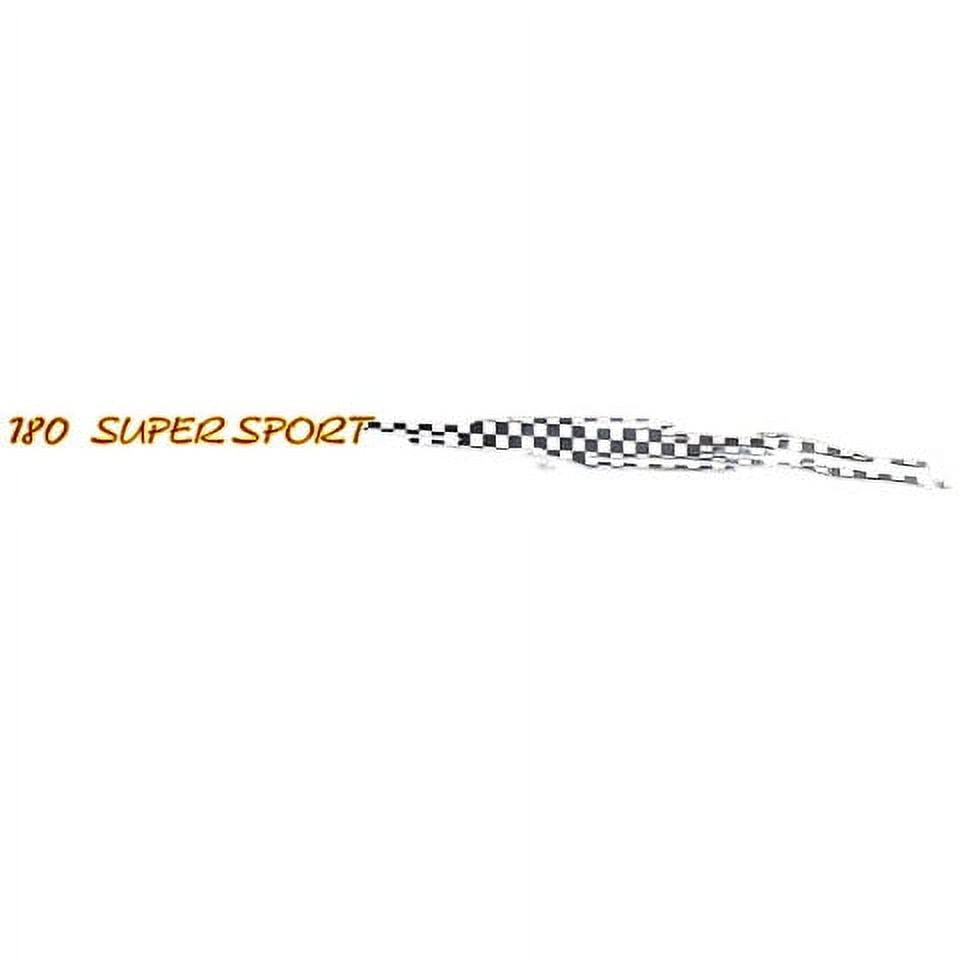 Rinker Boat Decal | 180 SS Yellow Checkered Sticker - Walmart.com
