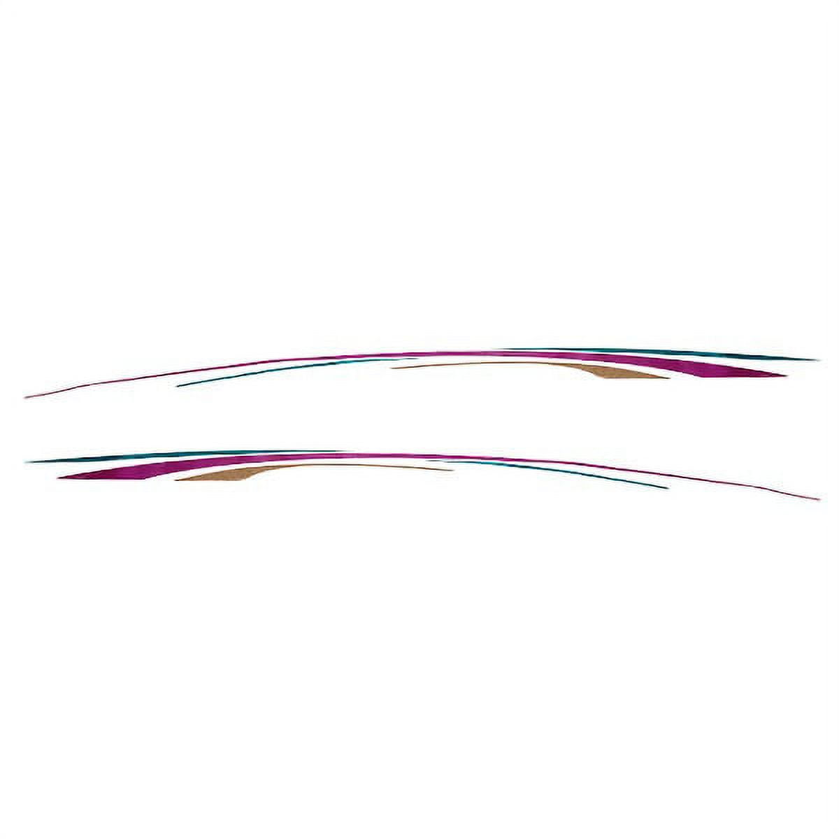 Rinker Boat Decal 218340 | Aqua Gold Magenta 106 1/2 Inch (Set of 2 ...