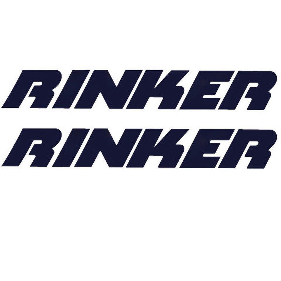 Rinker Boat Decal | Navy Blue Vinyl 17 1/2 Inch (Set of 2) - Walmart.com