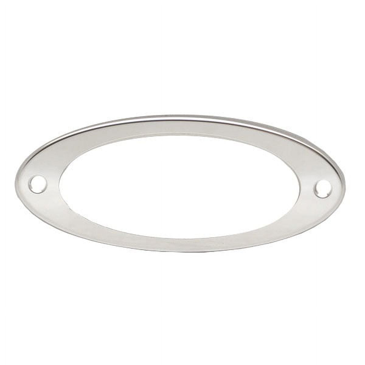 Rinker Boat Dock Light Bezel 81371 | 6 1/4 x 2 3/4 Inch Stainless ...