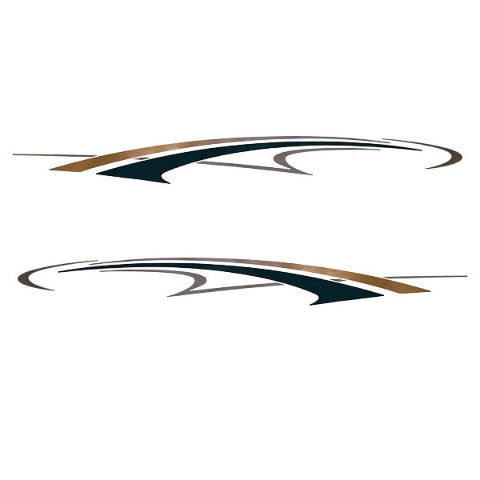 Rinker Boat Graphic Decal | 2001 Captiva Stickers (Set Of 2) - Walmart.com