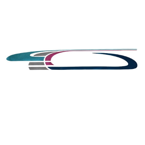 Rinker Boat Graphic Decal 2895-001 | Teal Pink Silver 54 x 8 1/4 Inch ...