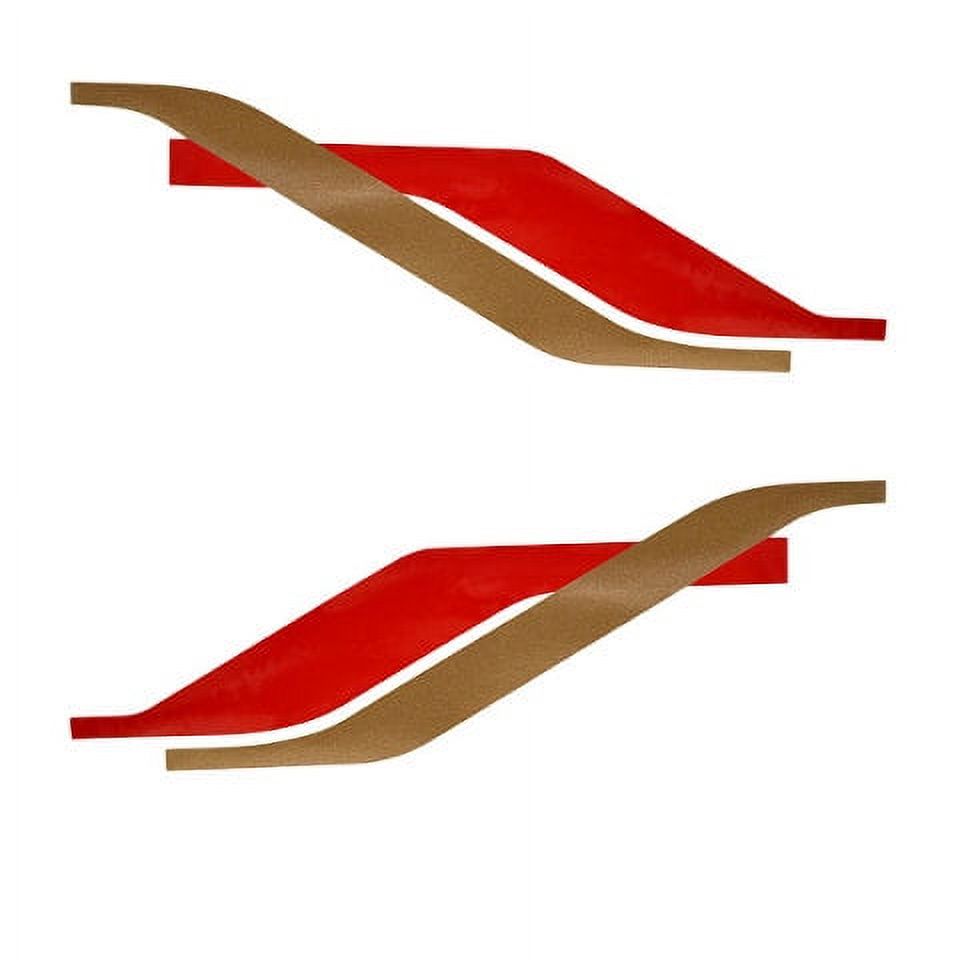 Rinker Boat Graphic Decal Stickers | Captiva 190 Red Gold (Set of 2 ...