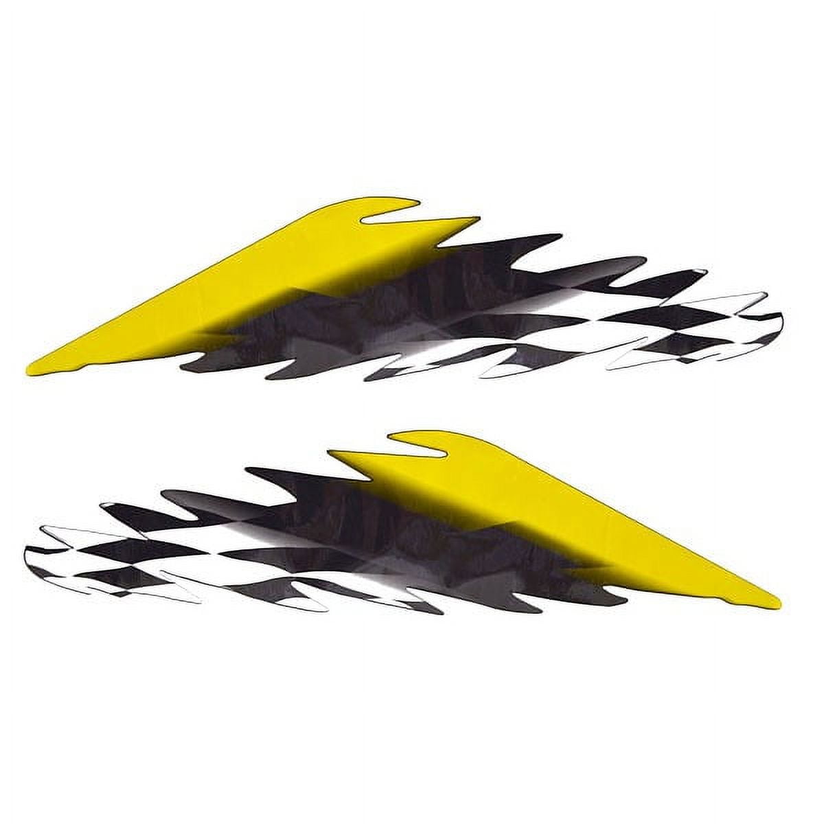 Rinker Boat Graphic Decals 218528 | 262 SS 2002 Yellow / Black / White ...