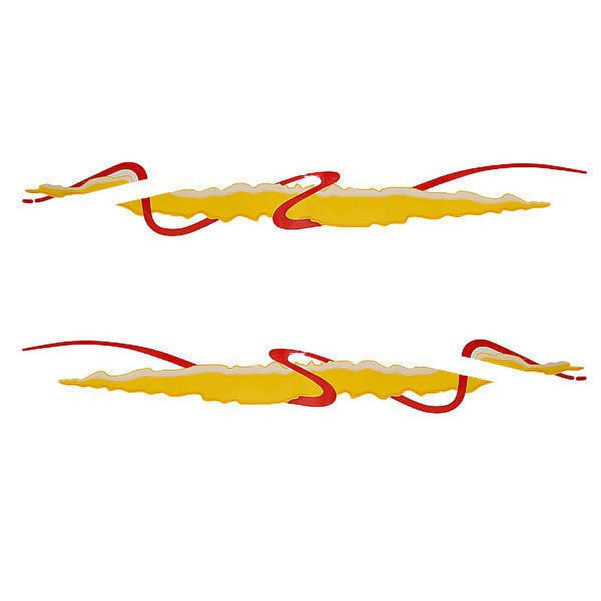 Rinker Boat Graphic Decals | E-Racer Yellow Stickers (Set of 2 ...