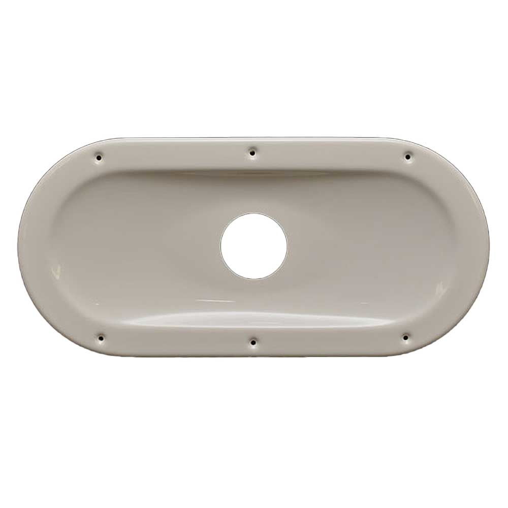 Rinker Boat Radar Mounting Plate 221424 | White 15 Inch Plastic ...
