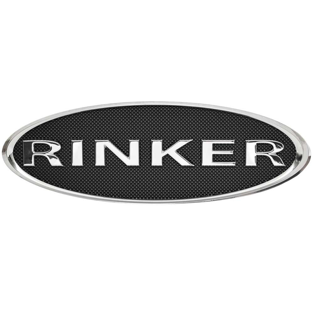 Rinker Boat Raised Emblem Decal 2190231 | 20 1/2 Inch Silver Black ...