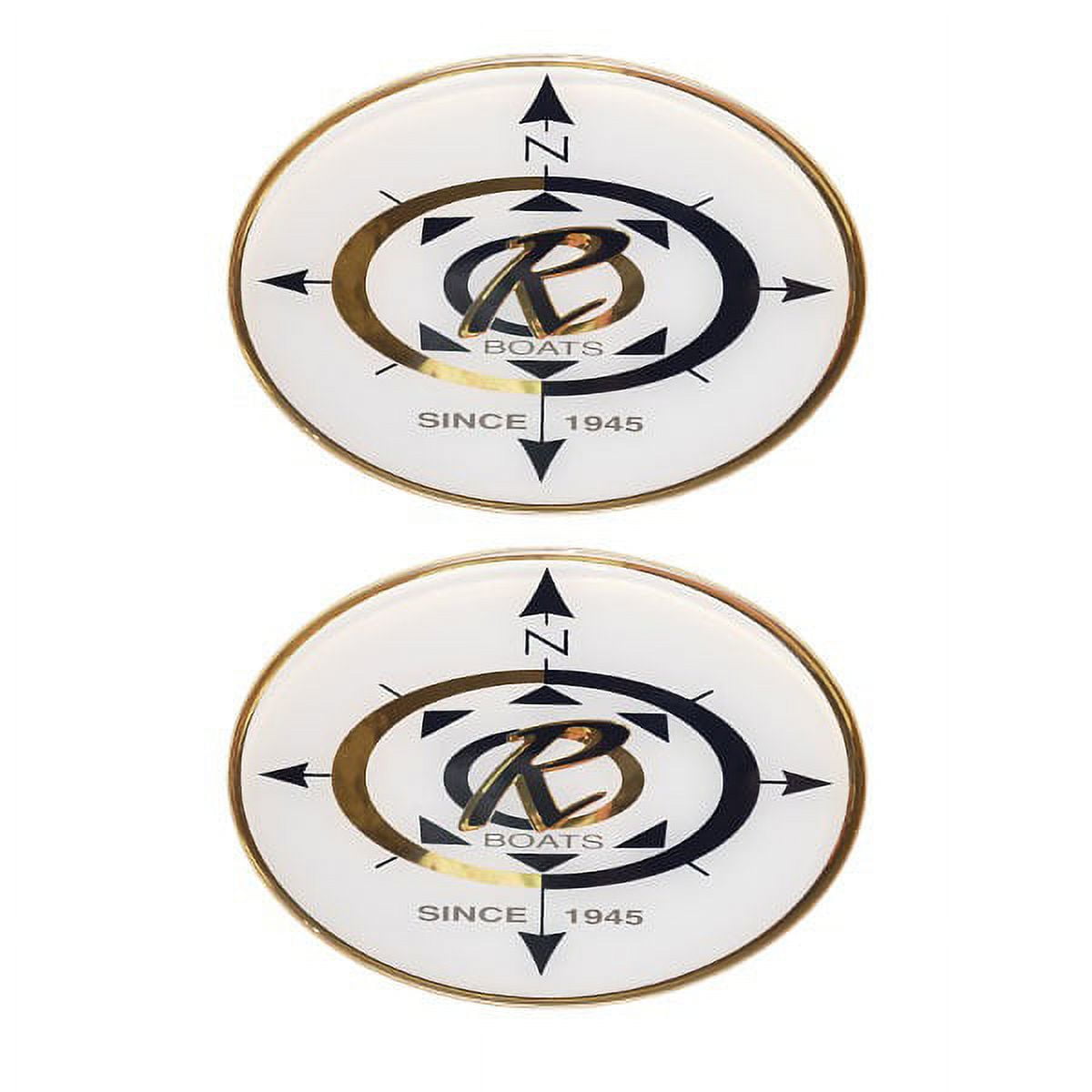 Rinker Boat Raised Logo Decal 6870-01 | Since 1945 Directional 2PC ...