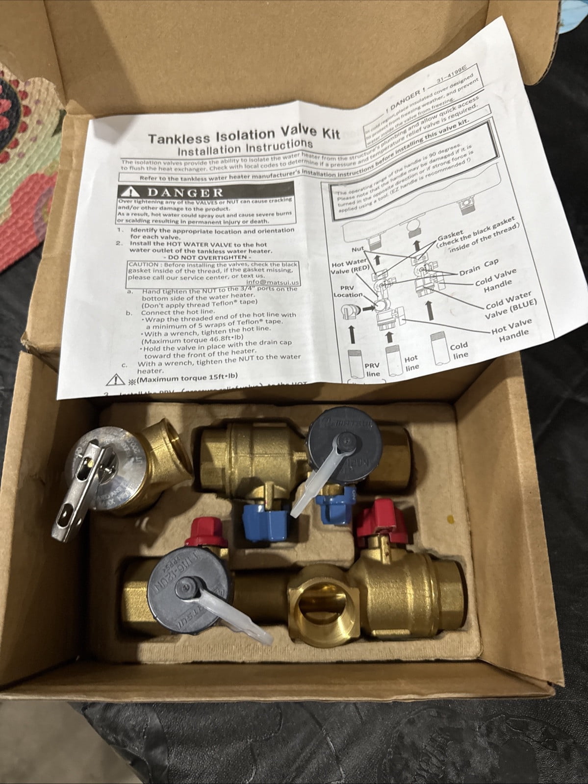 Rinnai Female Iron Pipe Tankless Water Heater Installation Isolation ...