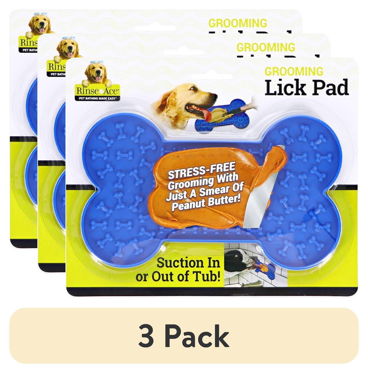 (3 pack) Rinse Ace Suction Grooming Dog Lick Pad Distractor, Pet ...