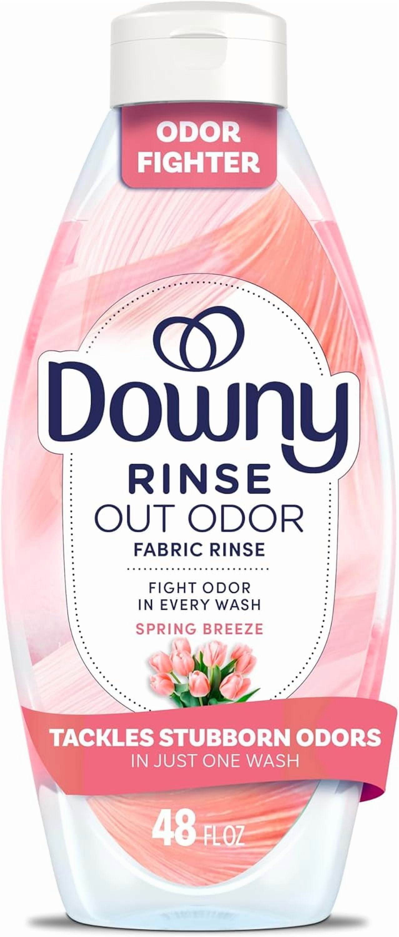 Rinse Laundry Odor Remover, Spring Breeze Scent, 48 FL OZ, Fabric Softener and Laundry Odor ...