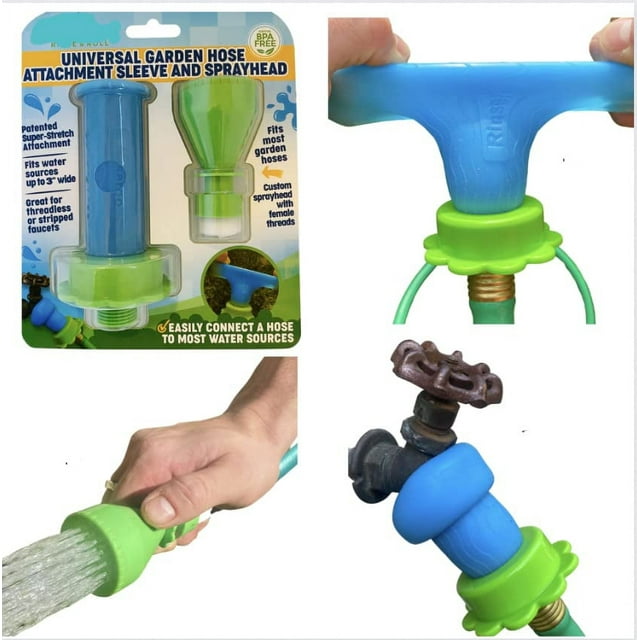 Rinseroo: Easy Universal Garden Hose Attachment, Quick Multi Connection ...
