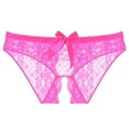 Rinsvye 2 Pack Women Open Crotch Variety Underwear For Women Lace Panties Free From Vibrating