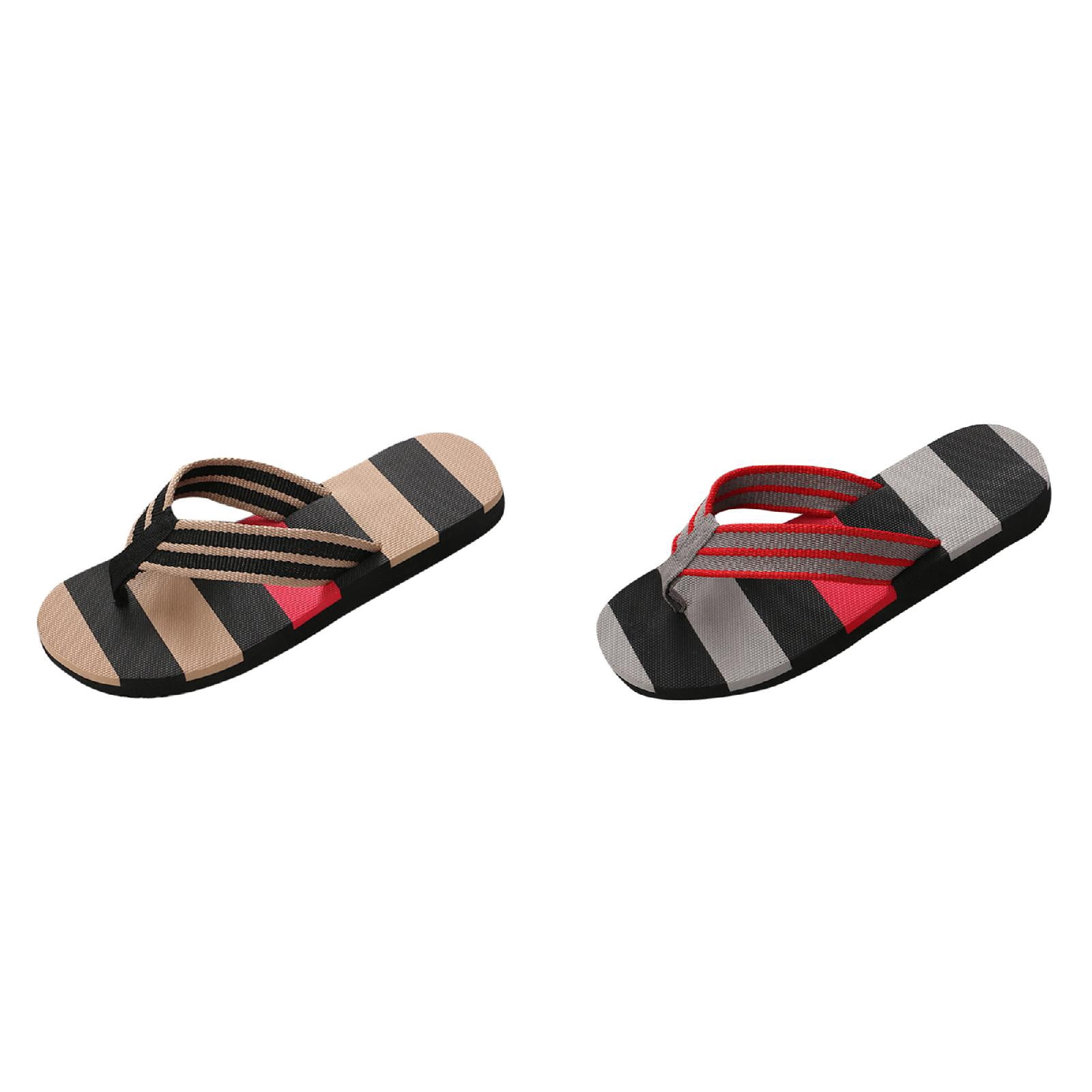 Rinsvye 2 Pcs Men Outdoor Male Flip Men's Size 11 Wide Width Slippers ...