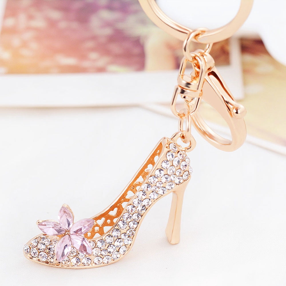 Rinsvye Charm Shoe High Womens Lanyard For Keys Heel Keyring Purse ...