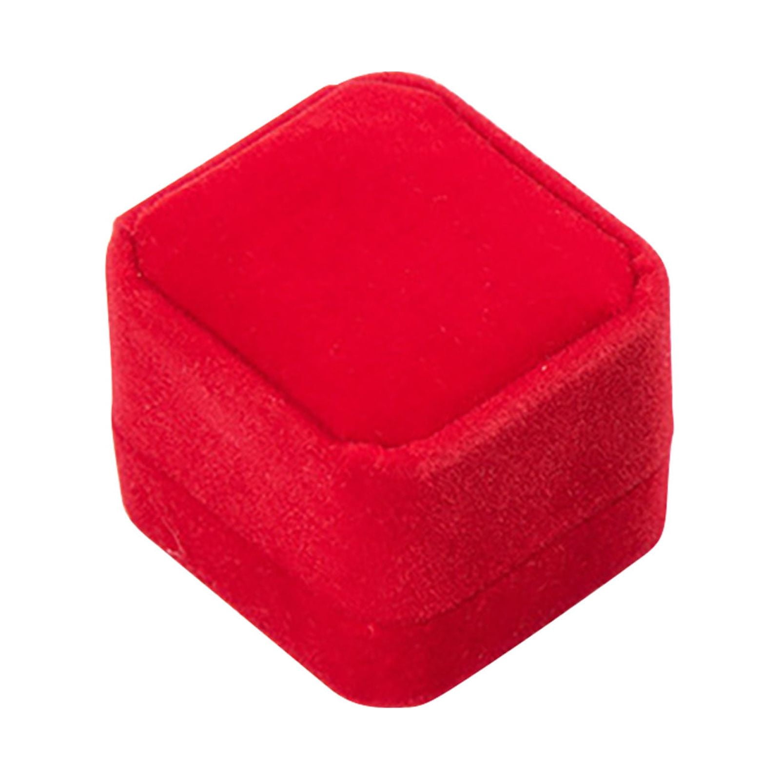 Rinsvye Gorgeous Velvet Ring Box Organizer Boxes Premium Velvet Ring ...