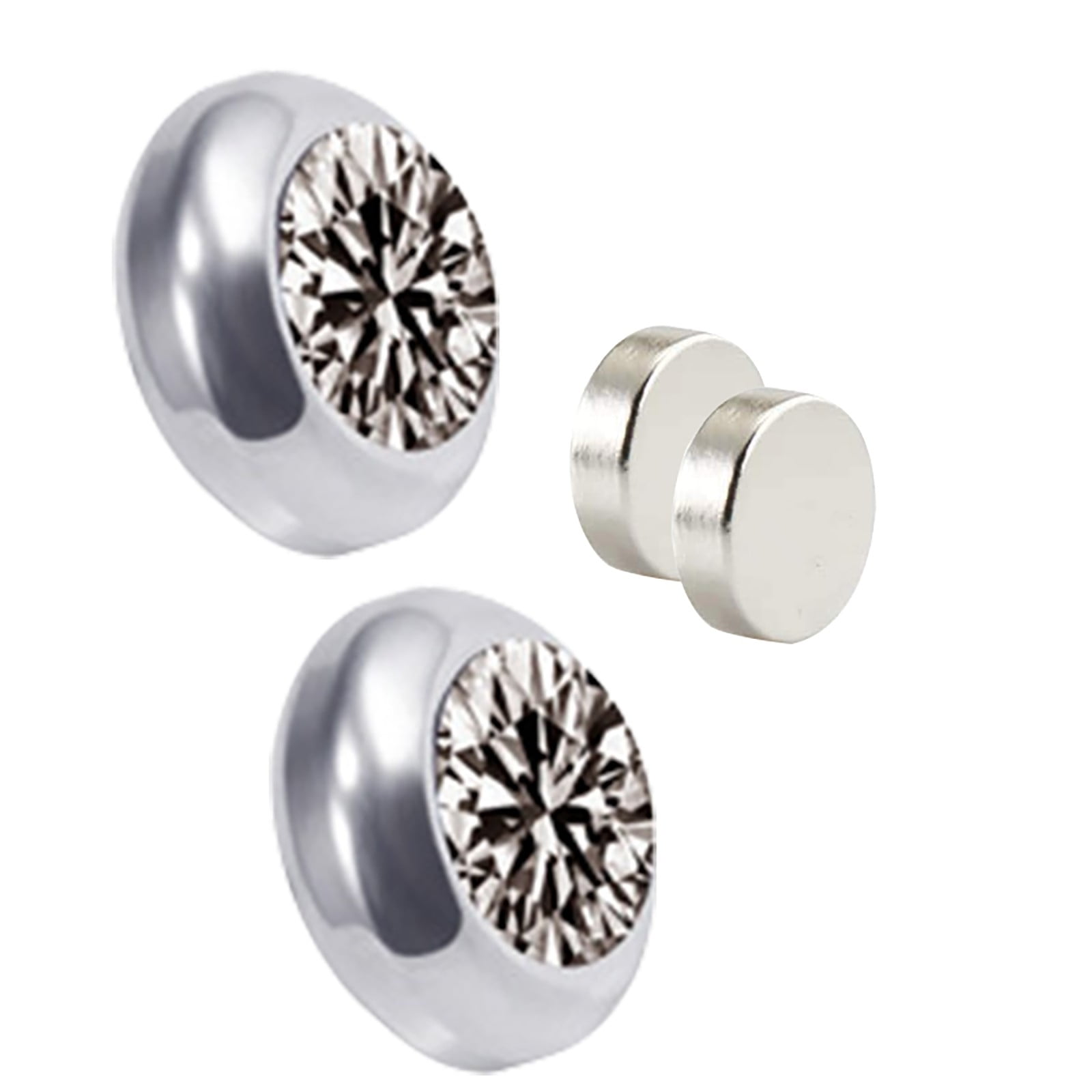 Rinsvye Non-Allergenic Colored Diamond Stud 90S Earrings Earrings ...