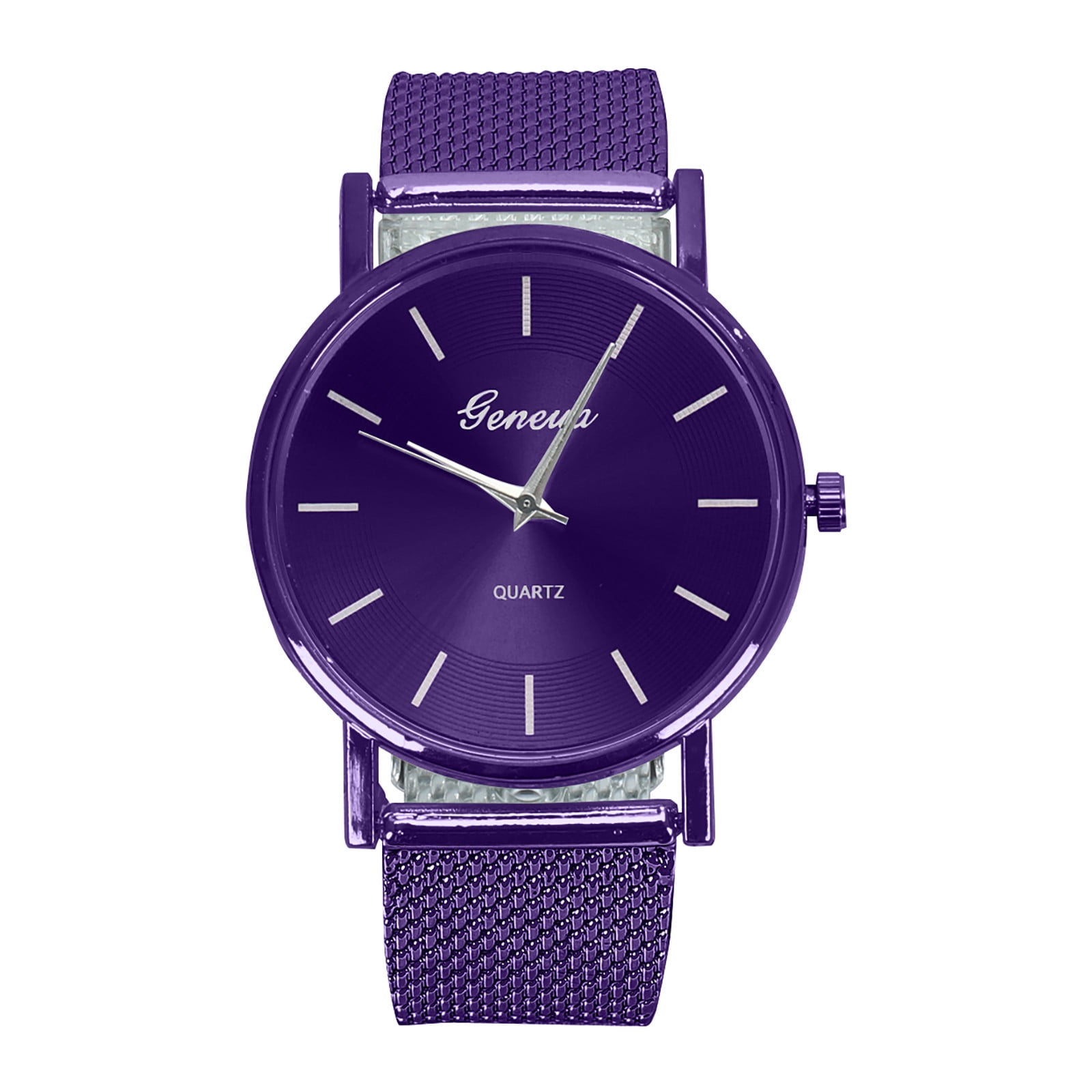 Rinsvye Quartz Watch Woman'S High-End Blue Glass Life Waterproof ...