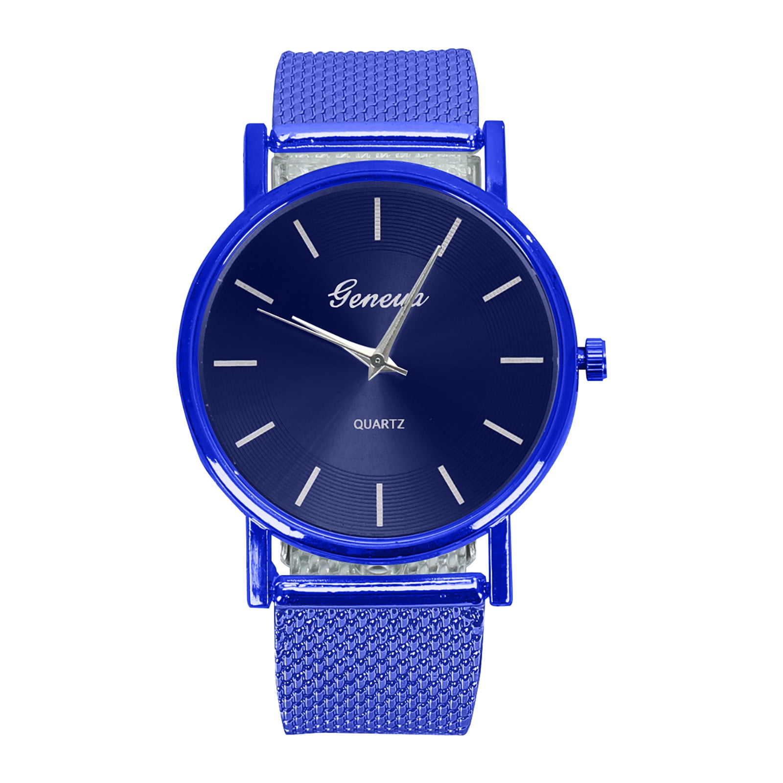 Rinsvye Quartz Watch Woman'S High-End Blue Glass Life Waterproof ...