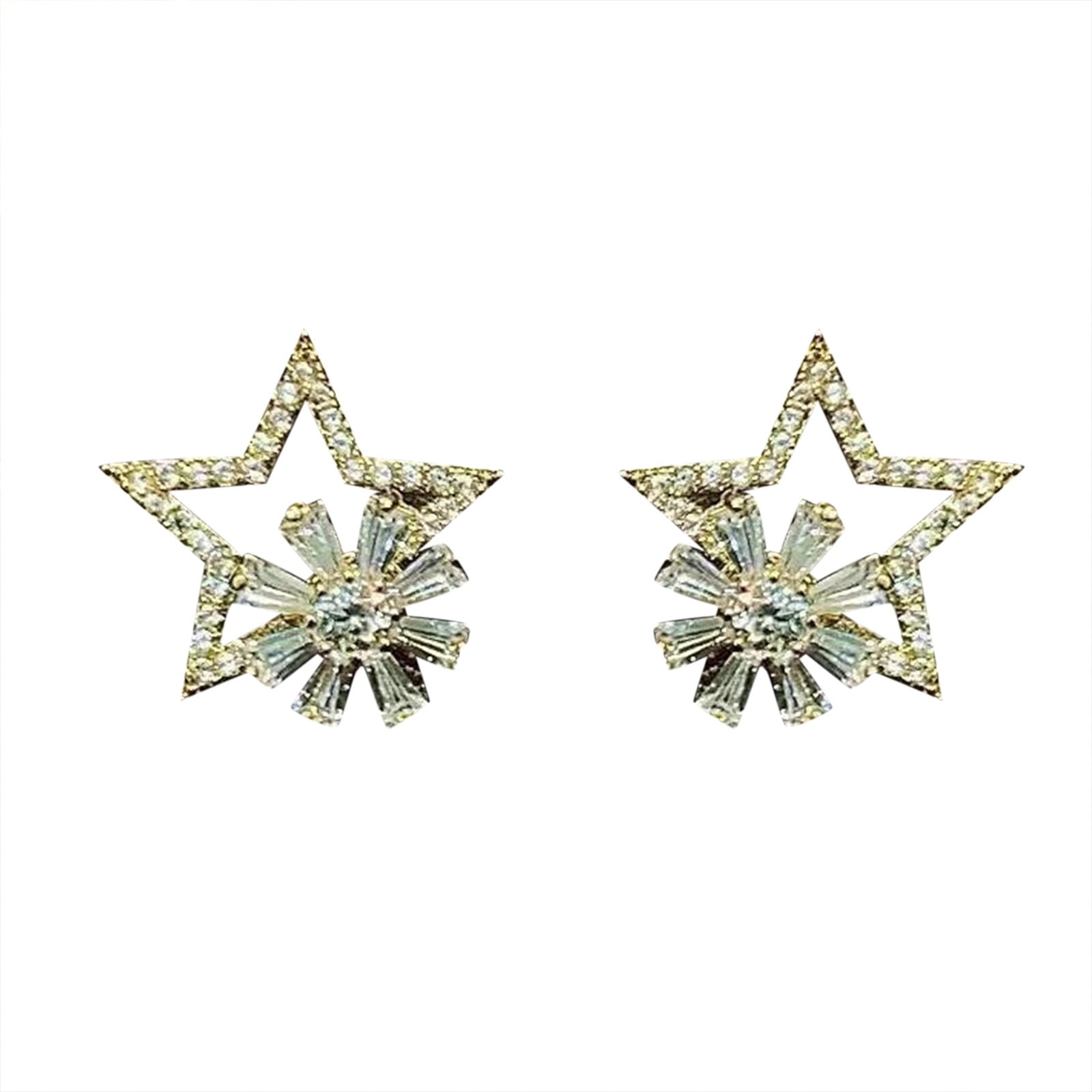 Rinsvye Rhinestone Earrings For Earrings Wrap Stud Ear Drop Earrings ...