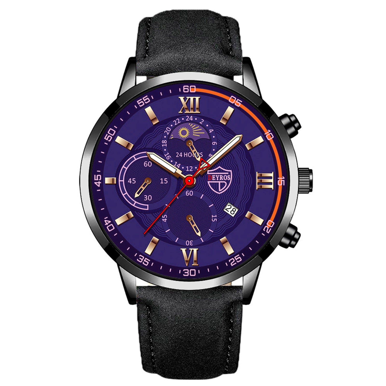 Rinsvye Sport Men'S Stainless Analog And Digital Watch Men Steel Case ...