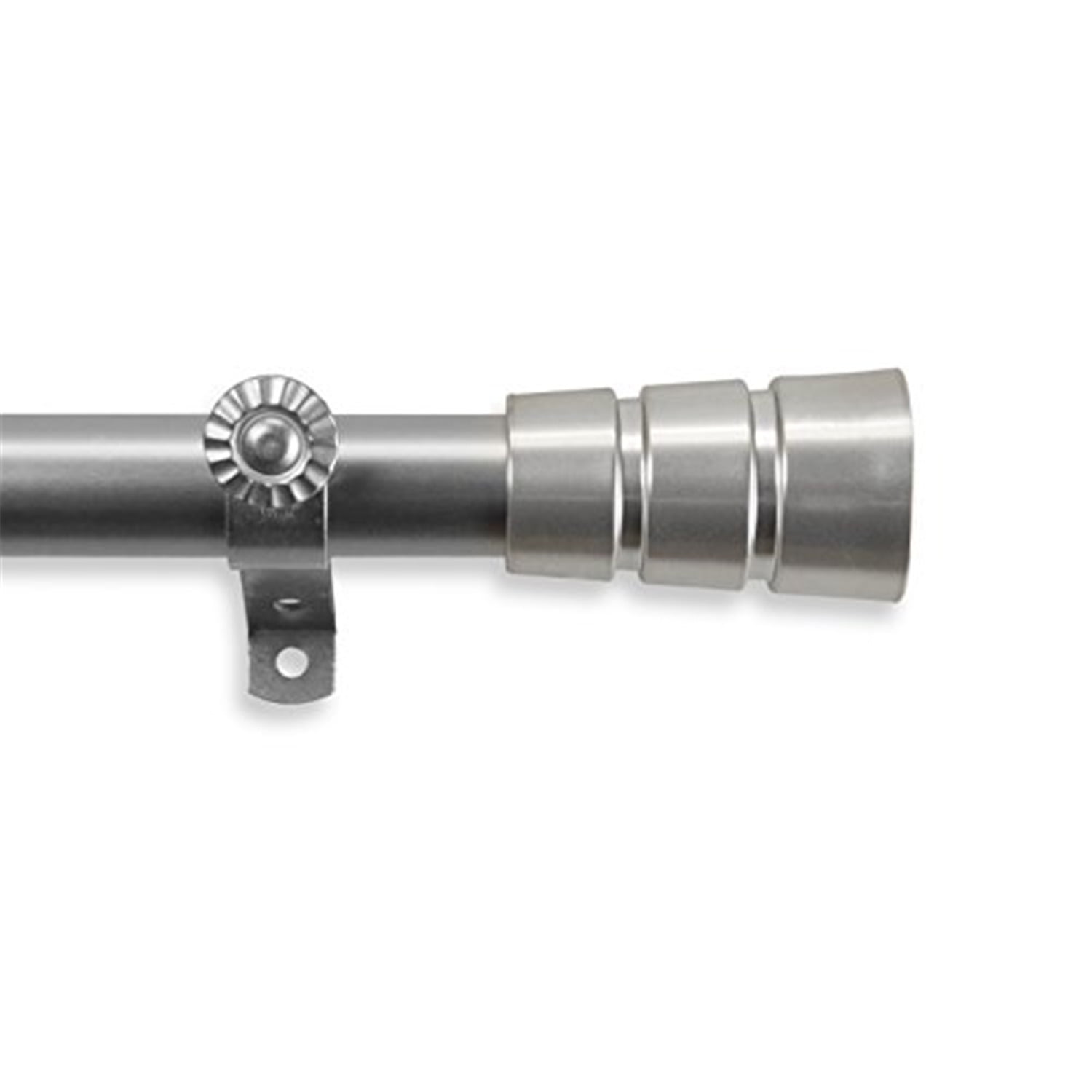 Rio 13/16 inch Curtain Rod-Color:Satin Nickel,Size:28-48" - Walmart.com