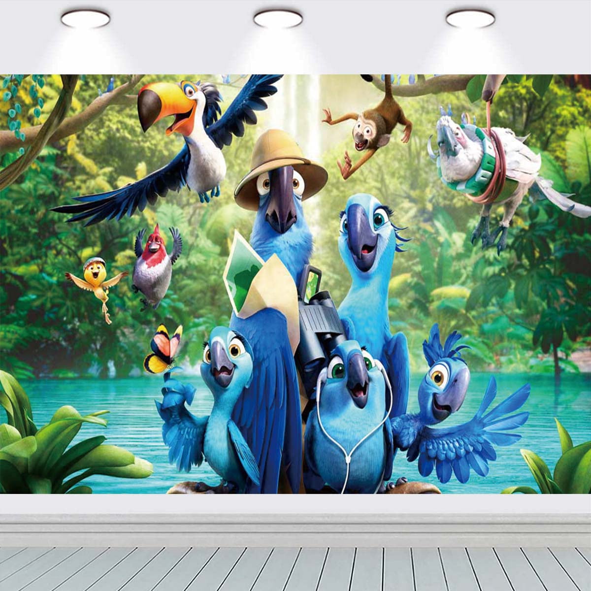 Rio Background school Wall Decor Taspestry Poster Banner Backdrop Party ...