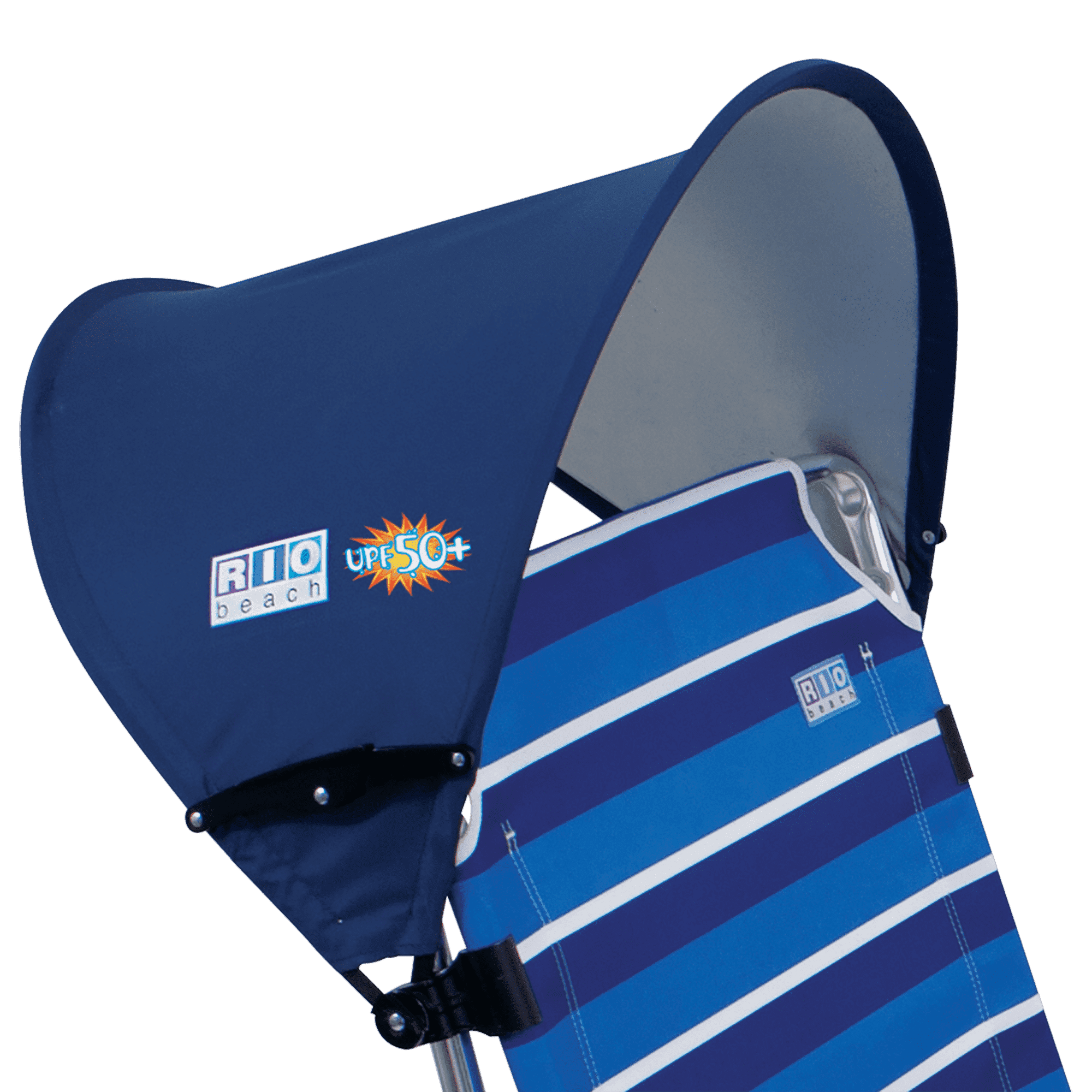 RIO Beach MyCanopy Clip-On Canopy, Blue - Personal Sun Shade Chair ...