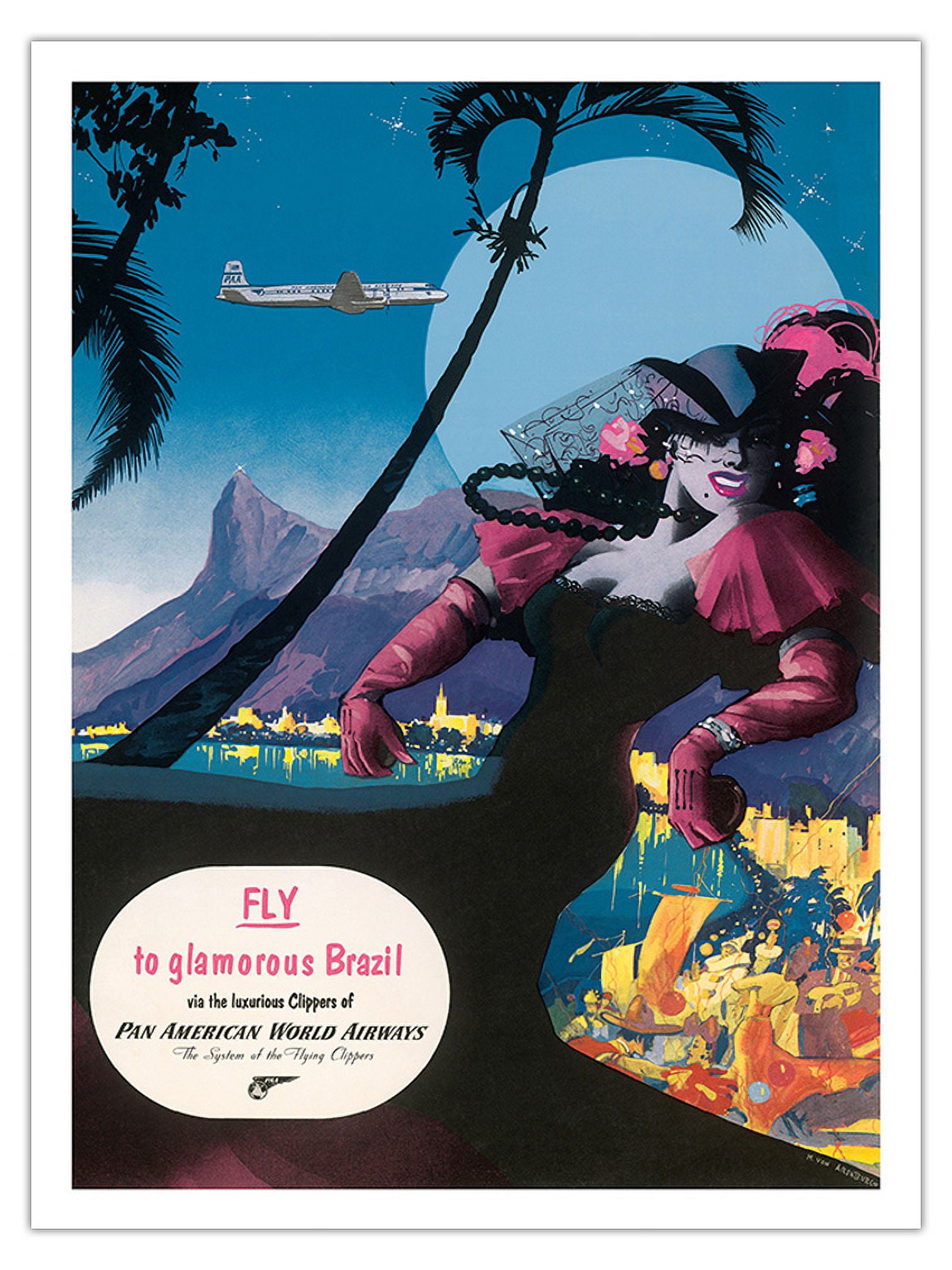 Rio Brazil - The Carnaval (Carnival) of Brazil - Vintage Airline Travel ...