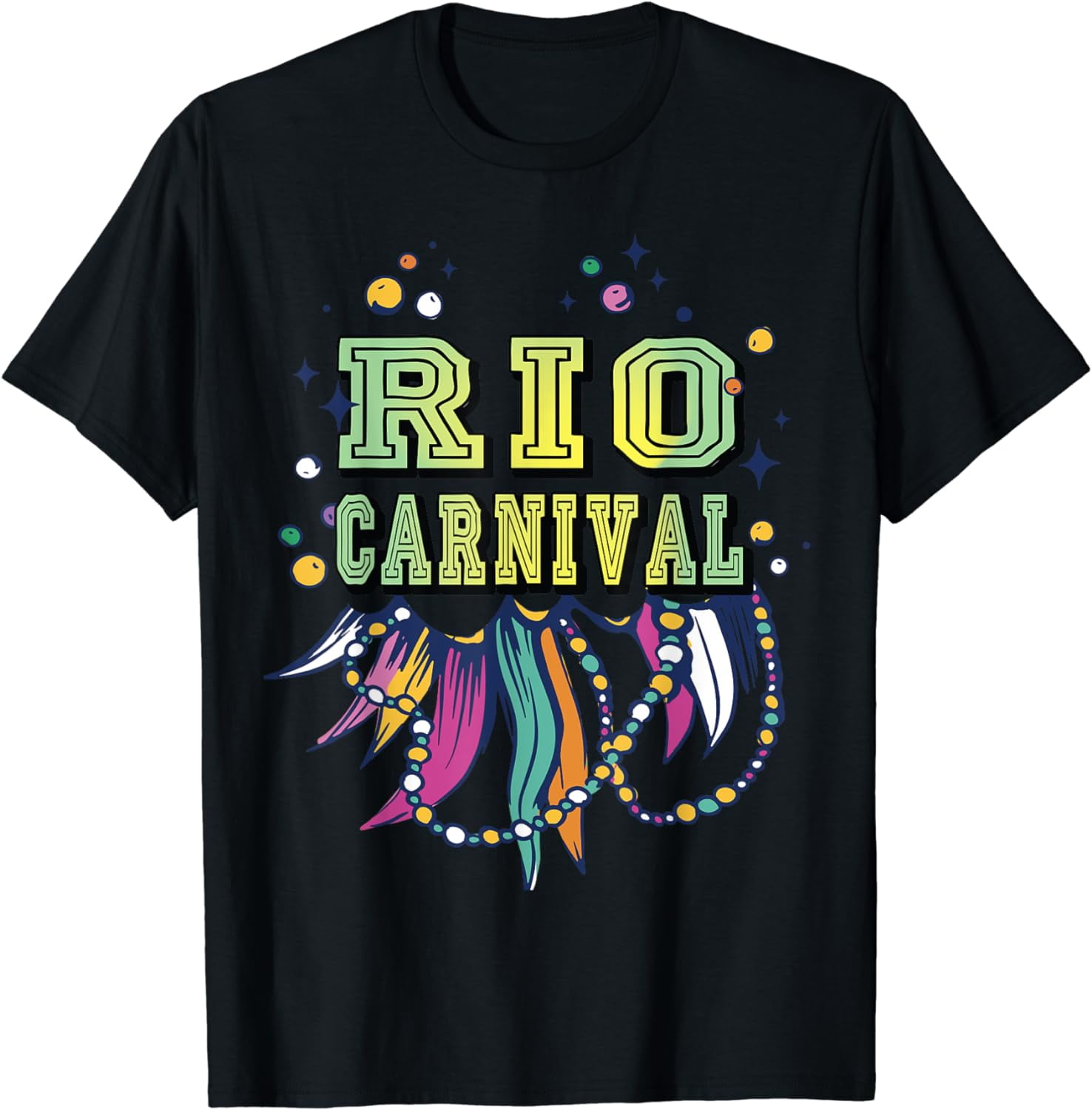 Rio Carnival Brazil Tourist Rio de Janeiro Souvenir T-Shirt - Walmart.com