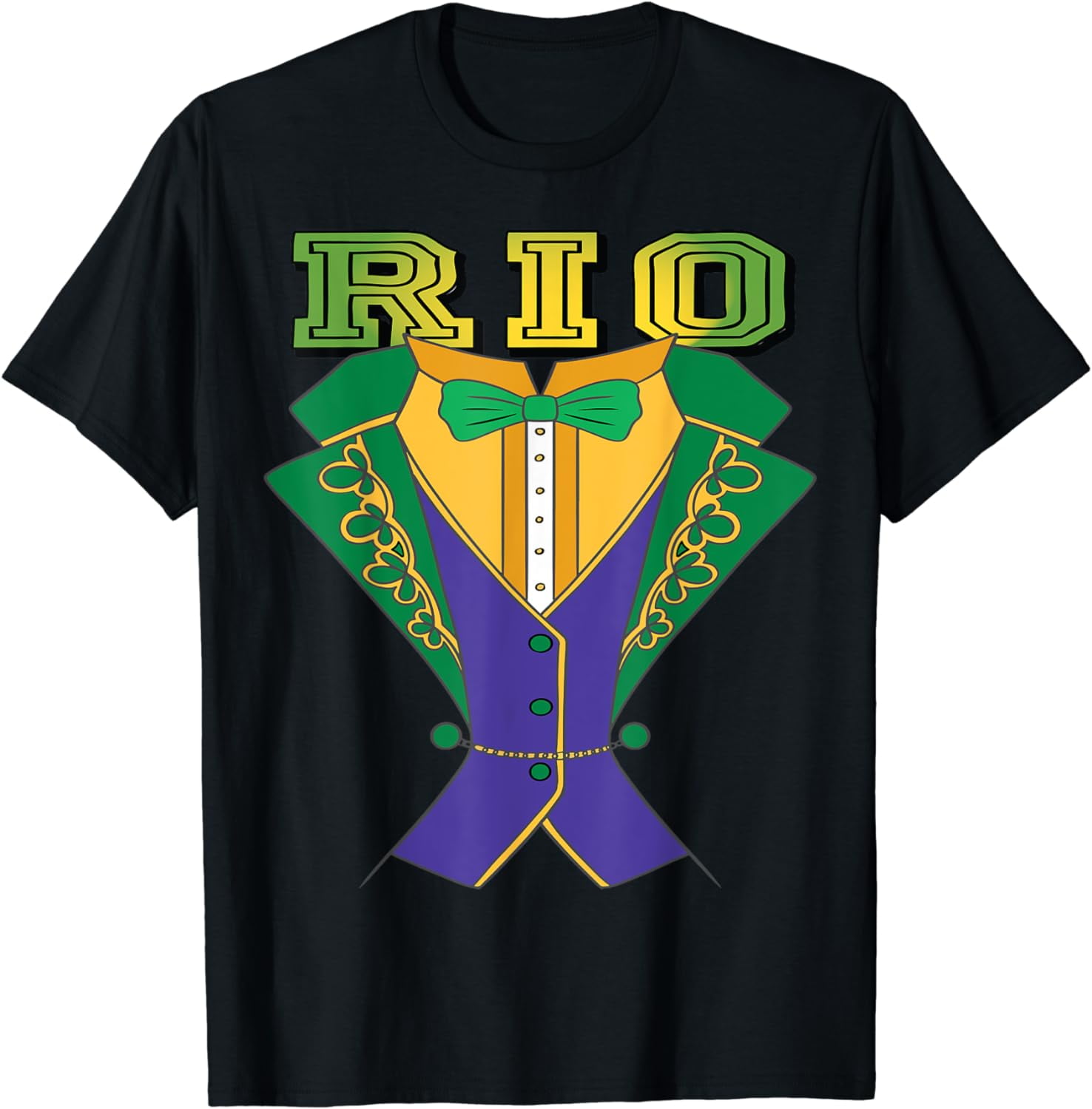 Rio Carnival Costume Brazil Rio de Janeiro Souvenir T-Shirt - Walmart.com