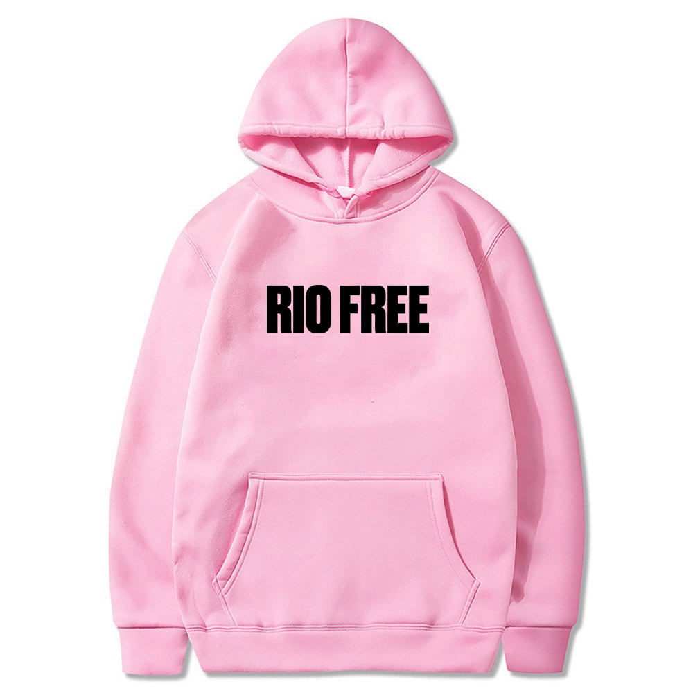 Rio Da Yung Og Merch Rio Free Logo Hoodie Long Sleeve Streetwear Women ...