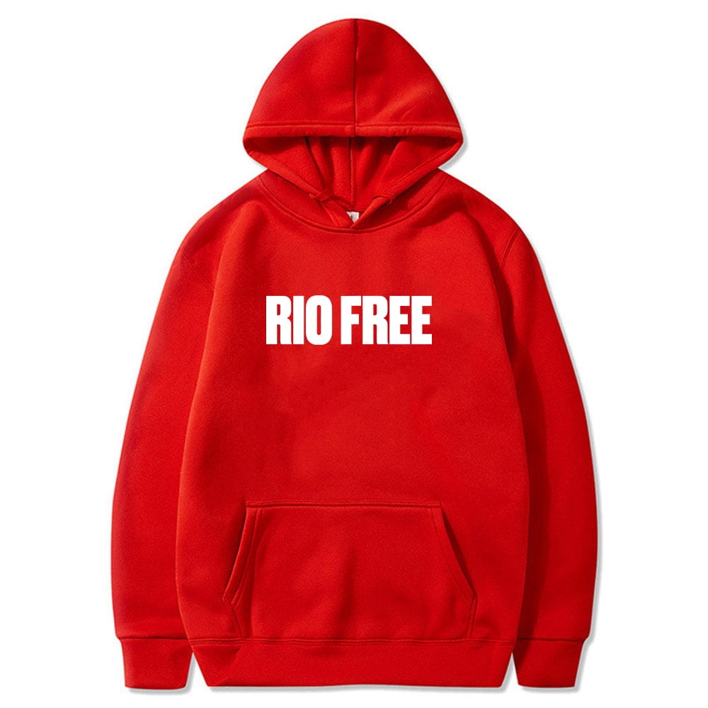Rio Da Yung Og Merch Rio Free Logo Hoodie Long Sleeve Streetwear Women ...