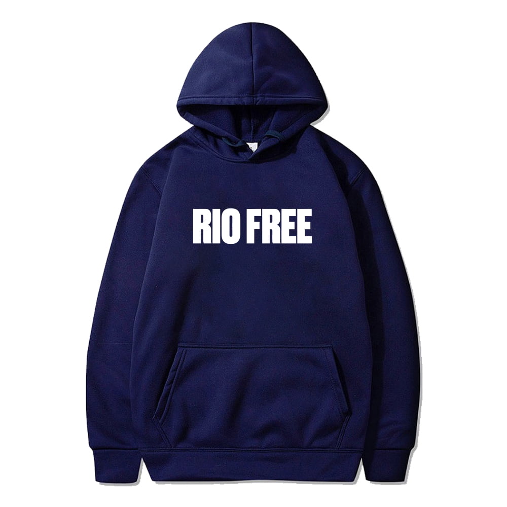 Rio Da Yung Og Merch Rio Free Logo Hoodie Long Sleeve Streetwear Women ...