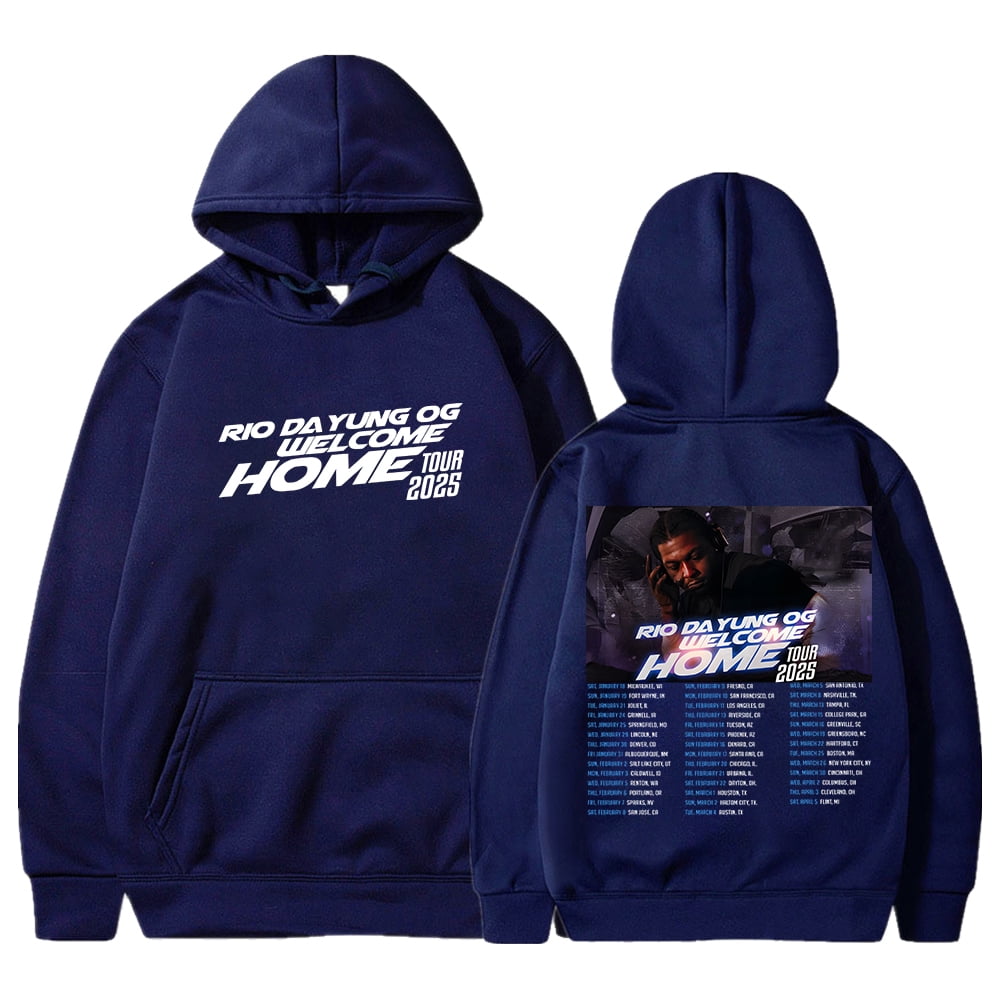 Rio Da Yung Og Welcome Home Tour 2025 Hoodie Unisex Streetwear 3xl ...