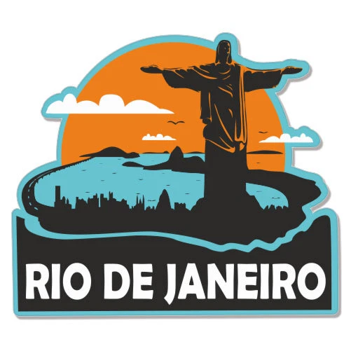 Rio De Janeiro Brasil Travel Sticker Decal Phone Decal Water Bottle ...