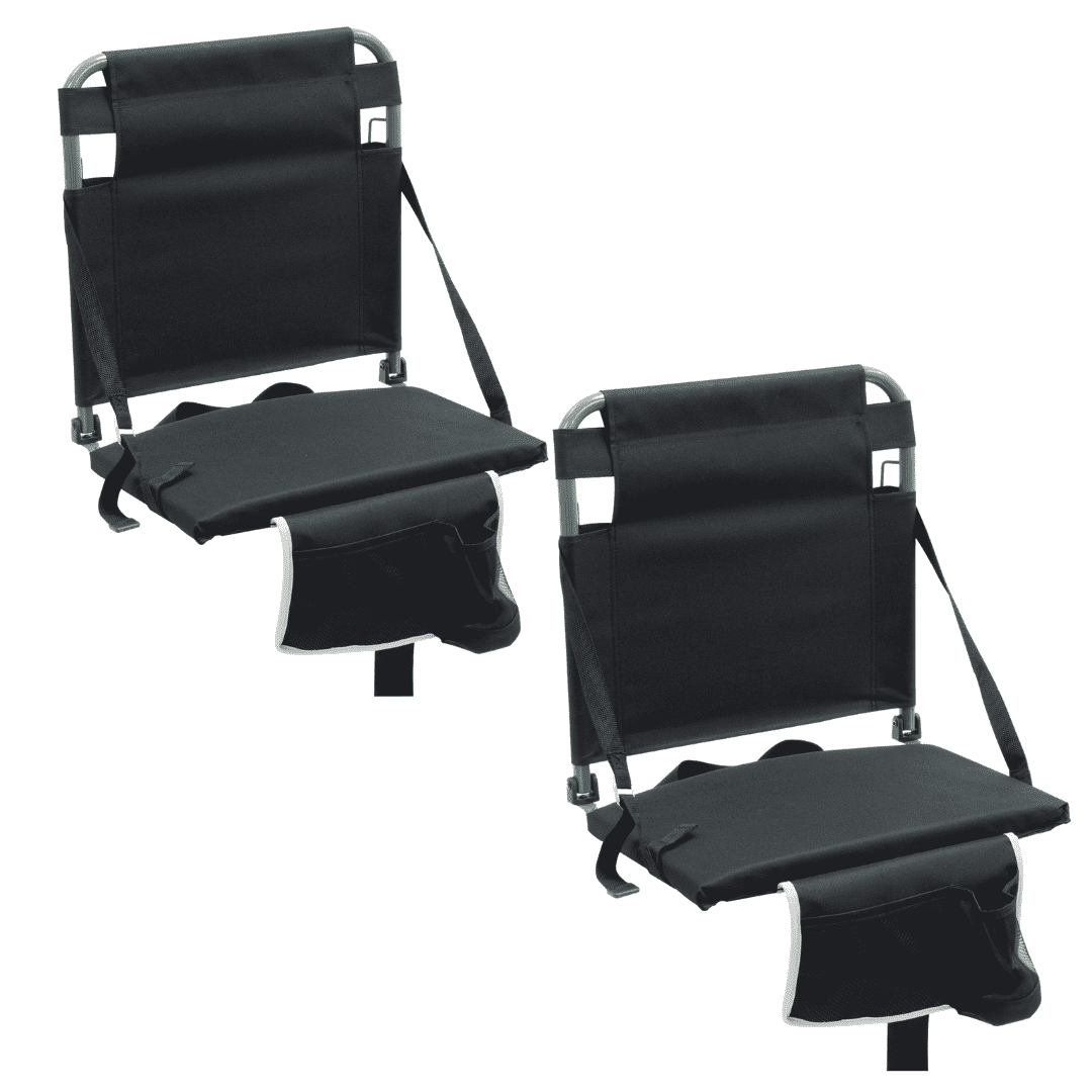 Rio Gear Bleacher Boss Stadium Seat - Black, 2-Pack - Walmart.com
