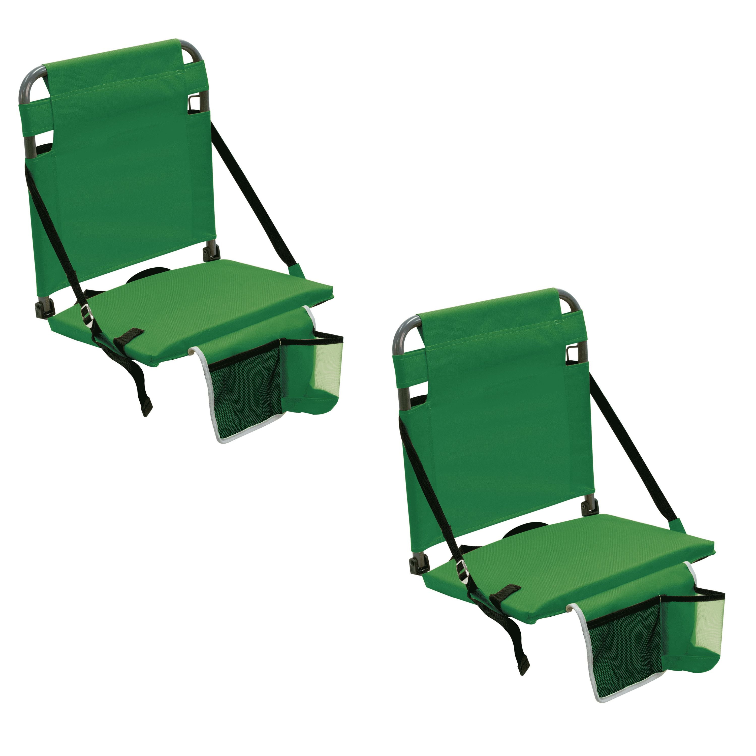 Rio Gear Bleacher Boss Stadium Seat - Green, 2-Pack - Walmart.com