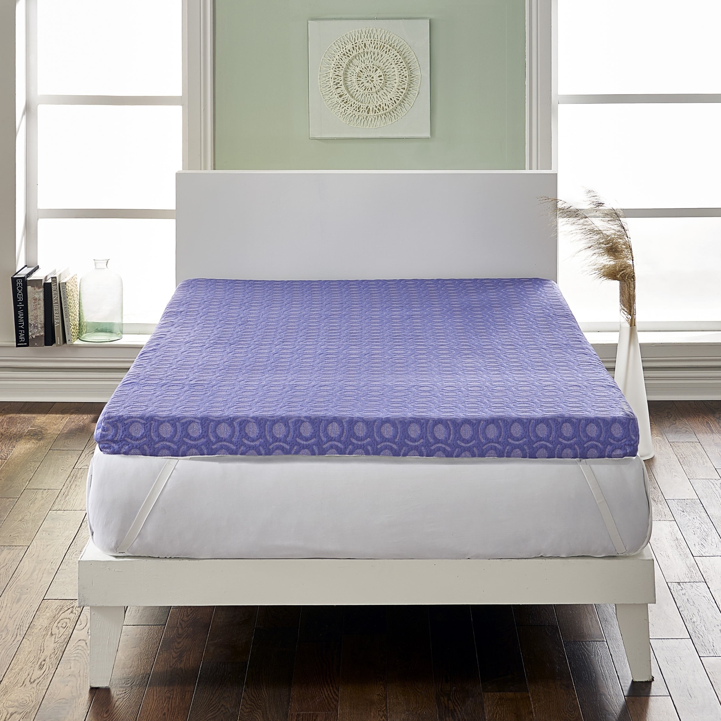 Rio Home Fashions Loftworks 4" Supreme Memory Foam Full Mattress Topper ...
