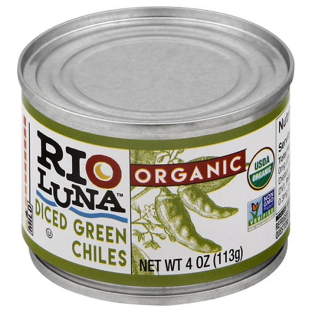 Rio Luna Organic Mild Diced Green Chiles, 4 oz - Walmart.com