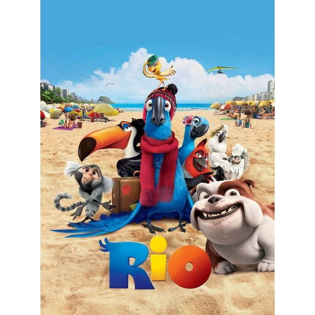 Rio Movie Poster 24x36 textless art Art Poster 24x36 Multi-Color Square ...