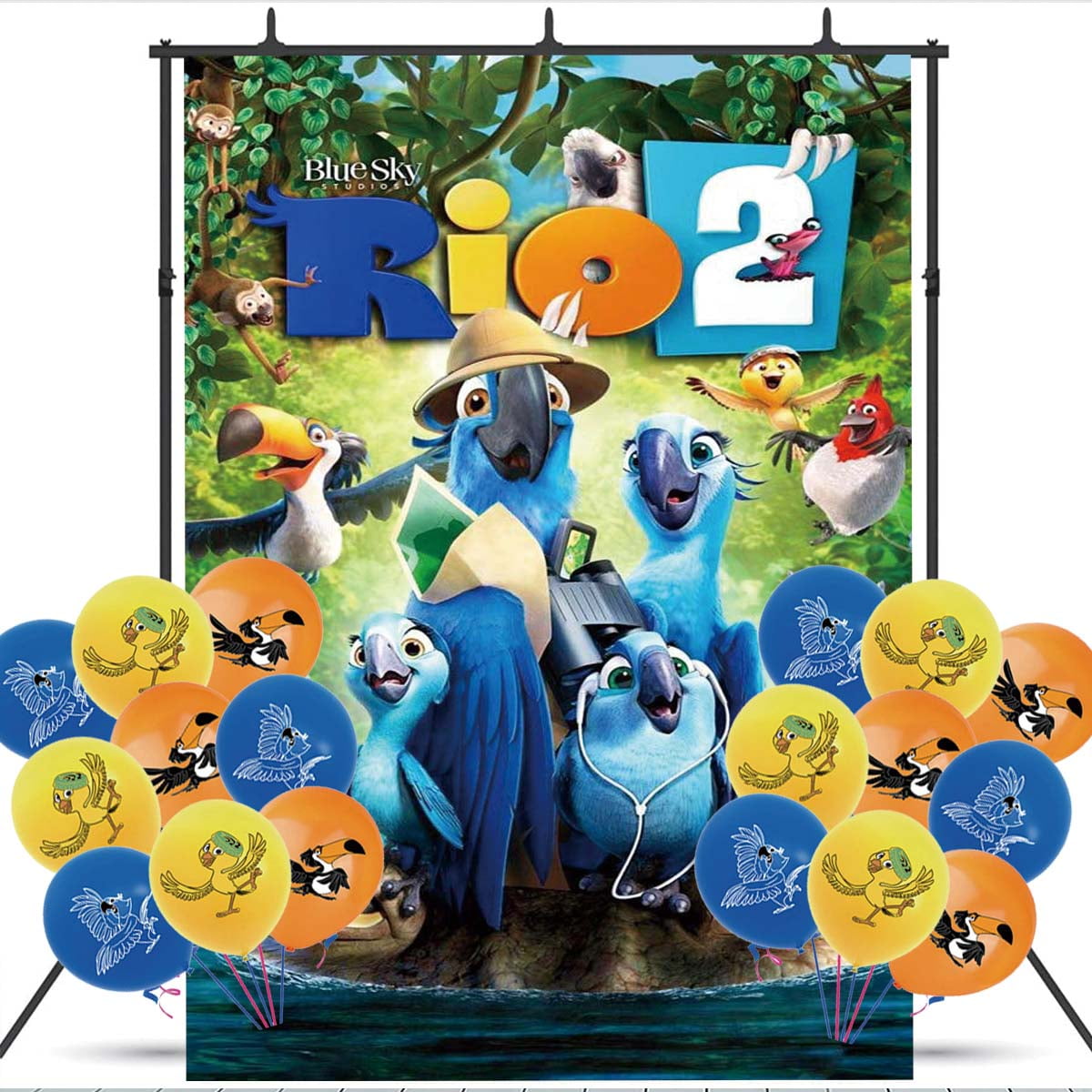 Rio Party Decorations Balloons Taspestry Backdrop Banner Wall Decor ...