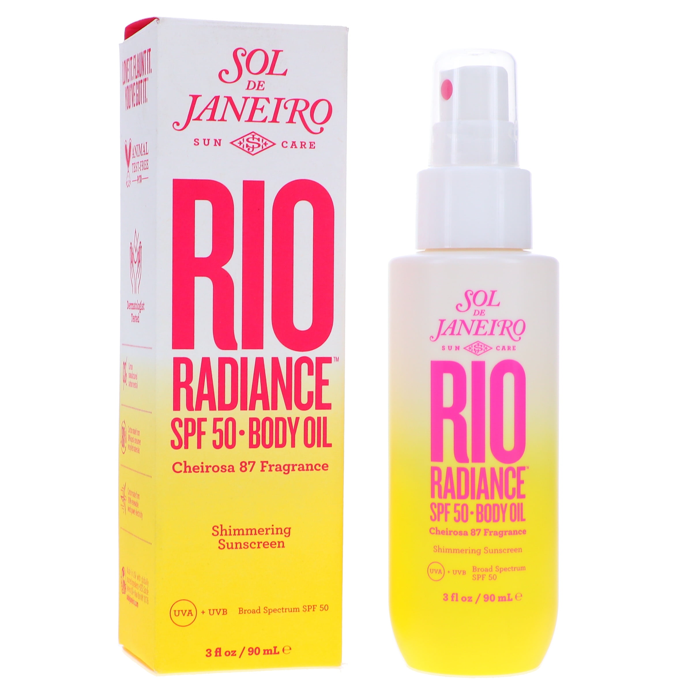 Sol de Janeiro Rio Radiance SPF 50 Body Oil 3 oz HSA/FSA Eligible ...
