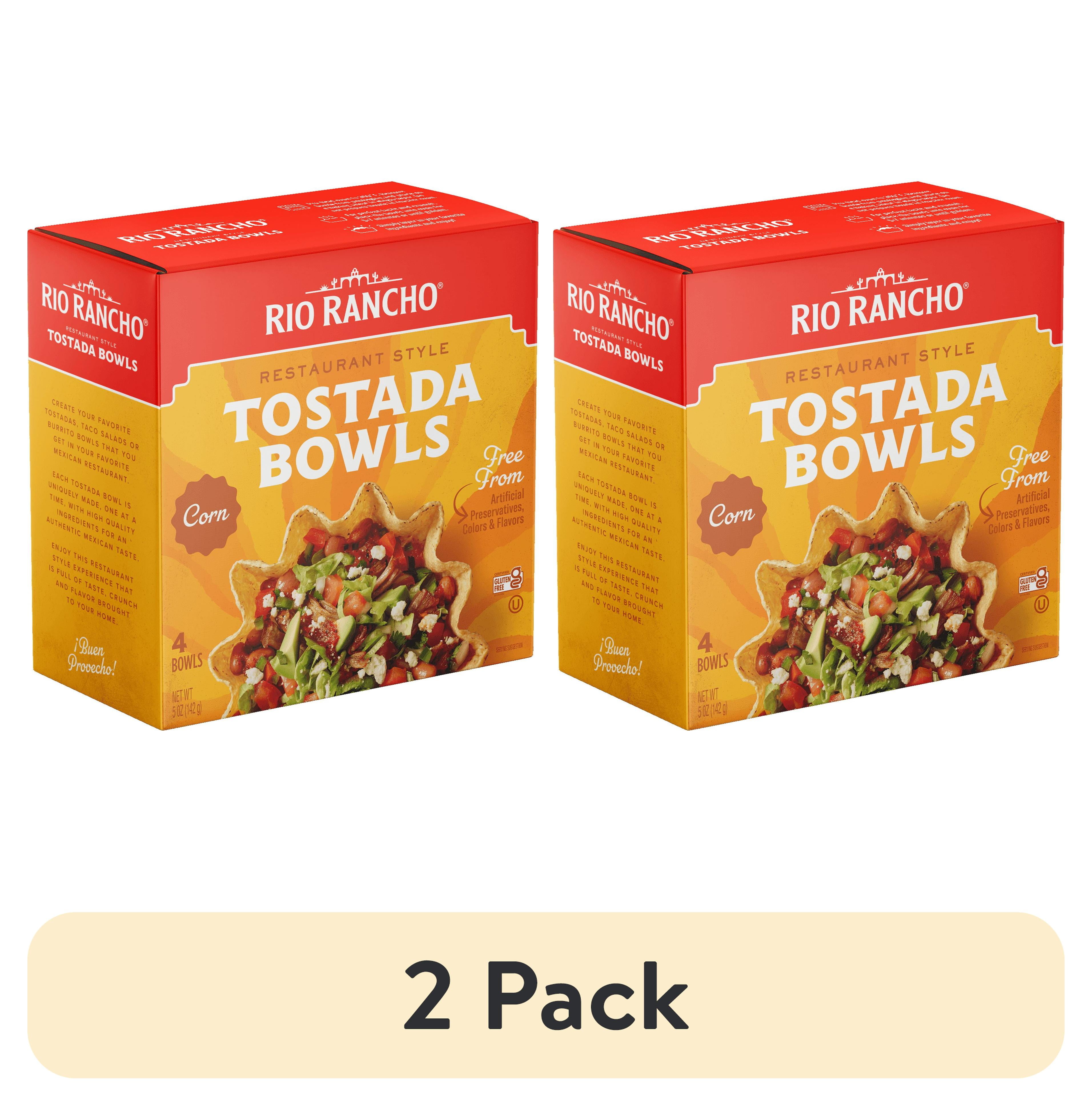 (2 pack) Rio Rancho Tostada Bowls Gluten Free Restaurant-Style ...