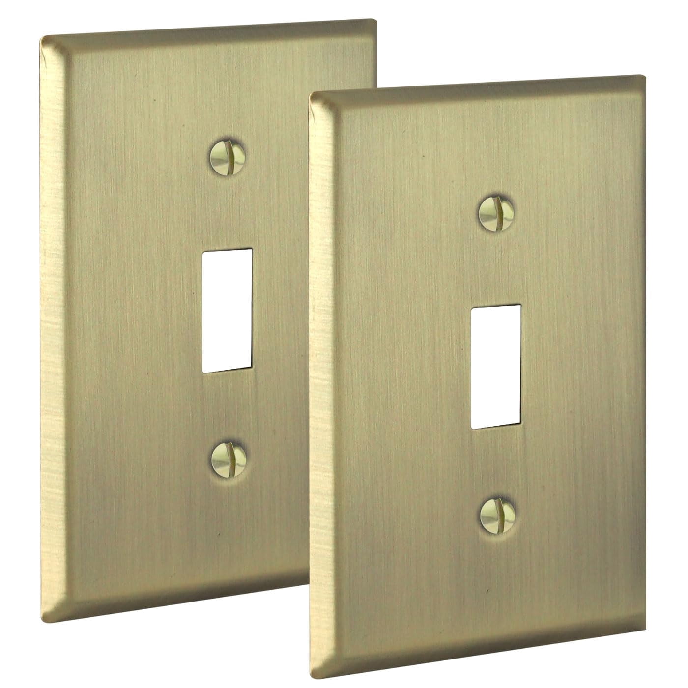 Rio Salto BRASS Metal Antique Gold Toggle Light Switch Cover Wall Plate ...