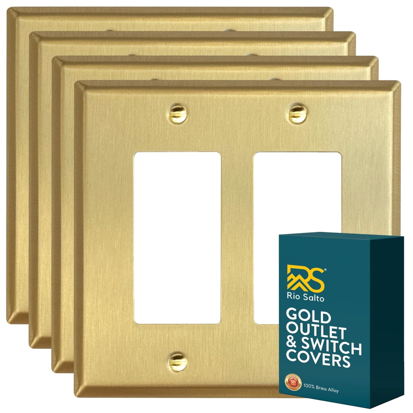 Rio Salto BRASS Signature Collection MIDSIZE Metal Gold Rocker Outlet ...