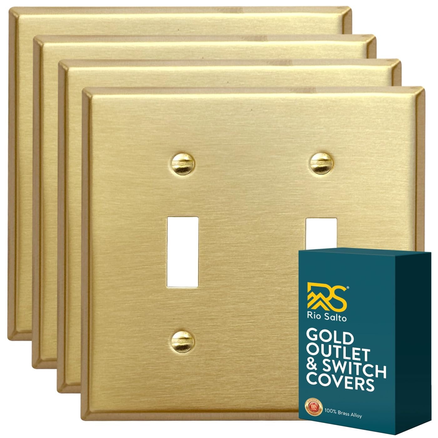 Rio Salto BRASS Signature Collection MIDSIZE Metal Gold Toggle Light ...
