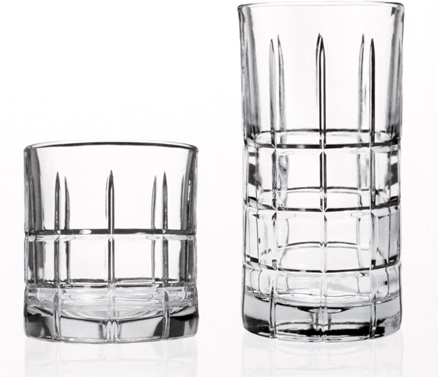 Rio Small and Large Drinking Glasses, Set of 16, Clear, 80850L13 ...