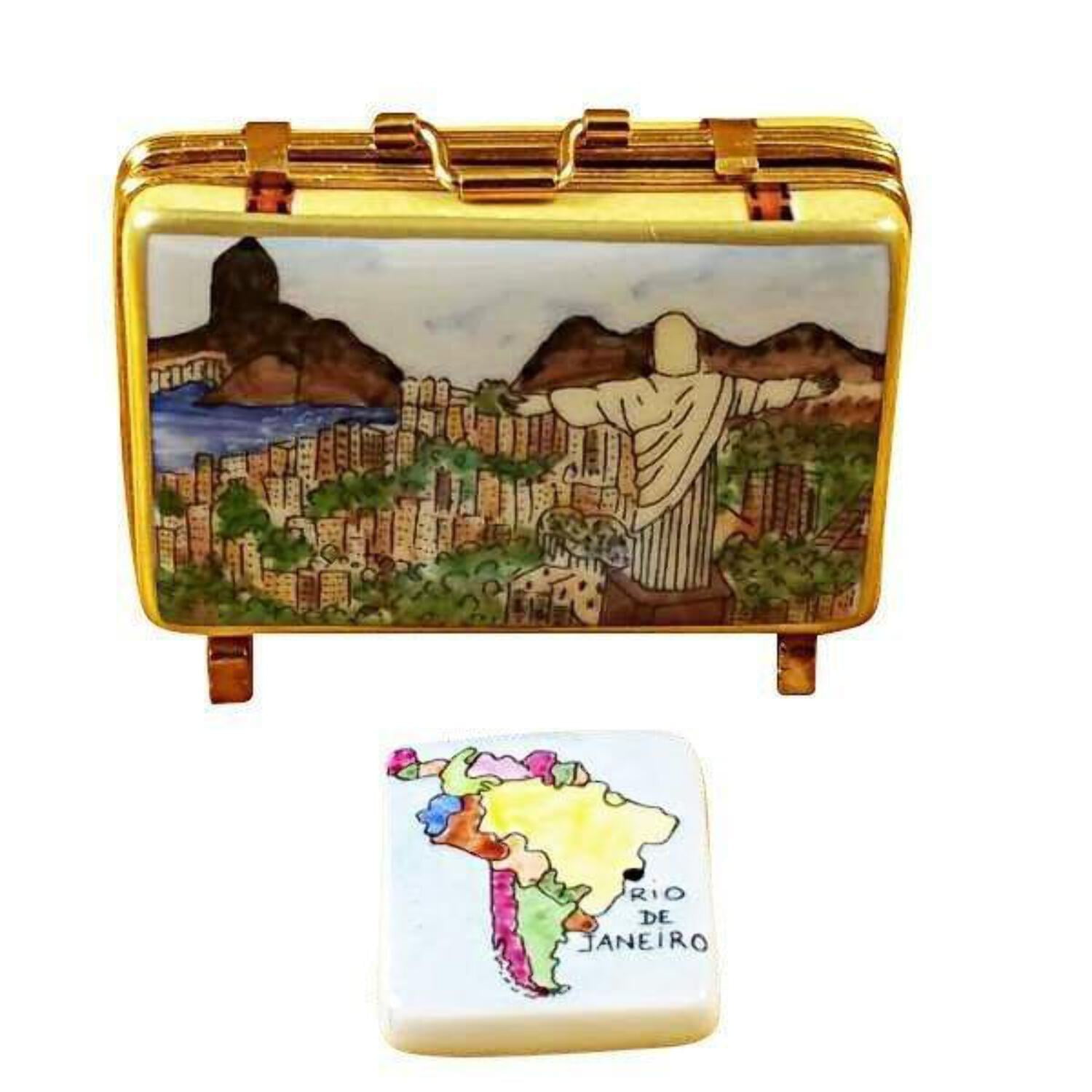 Rio Suitcase Limoges Box for Travel Collectors Gift Limoges Box ...