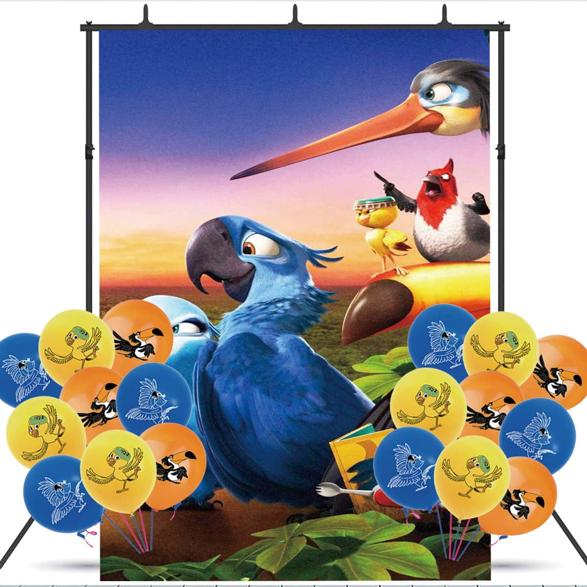 Rio Taspestry Poster Banner Backdrop Background Birthday Balloons Party ...